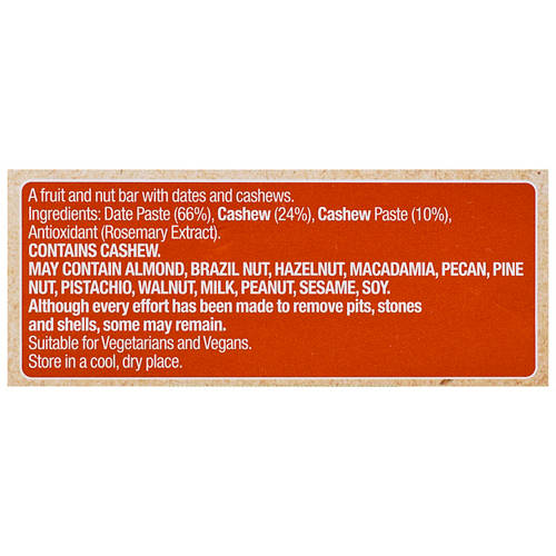 Cashew & Date Paleo Bars 5 Pack 175g